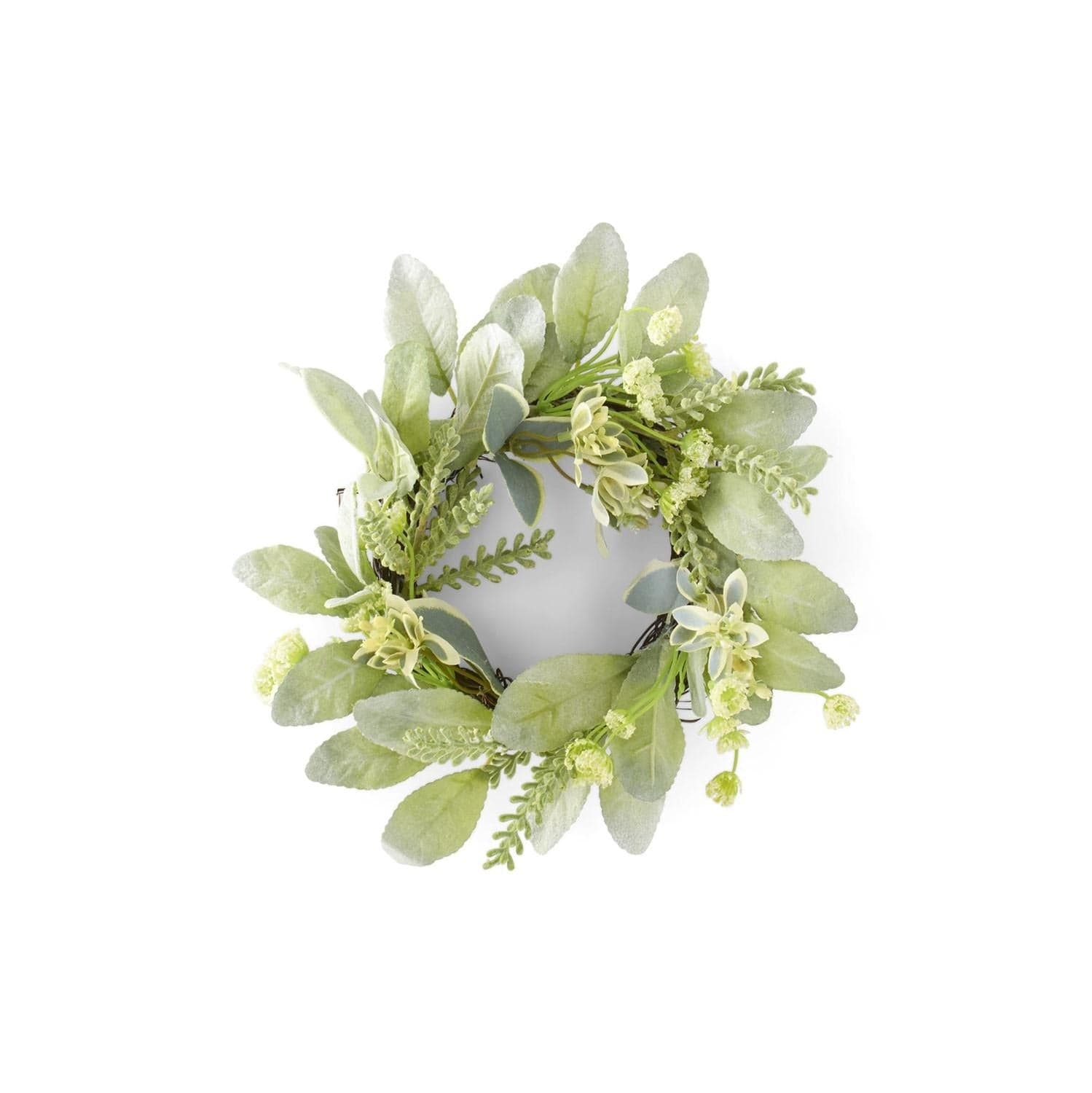 17871B Mixed Foliage Candle Ring – Olive Tree at the Meadows